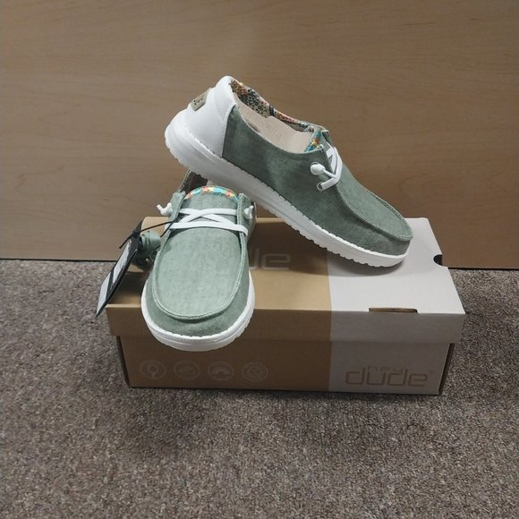 Hey Dude | Shoes | Hey Dude Ladies Wendy Boho Shoes Olive | Poshmark